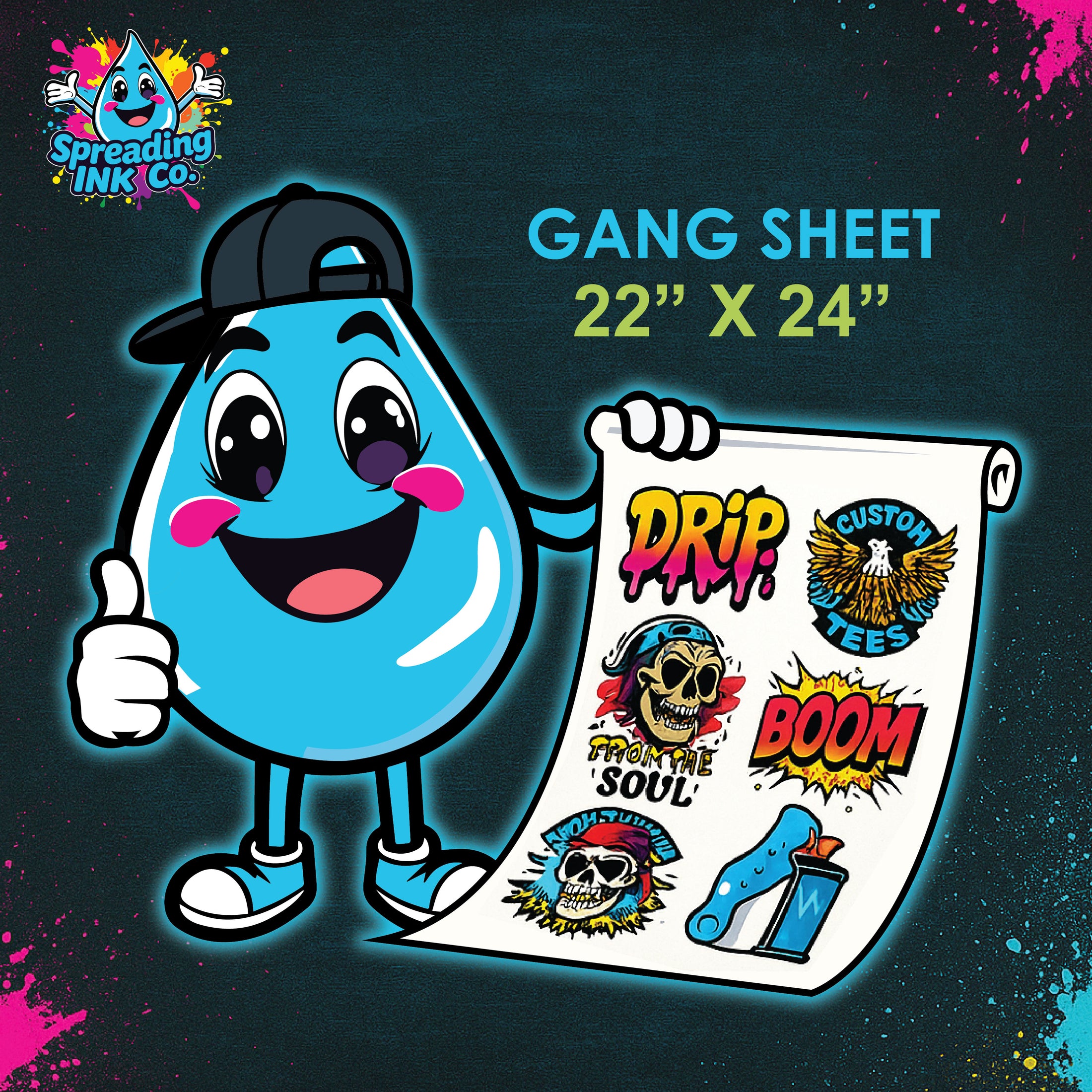 BUILD A GANG SHEET – Carolina Printing Sports and Trophy