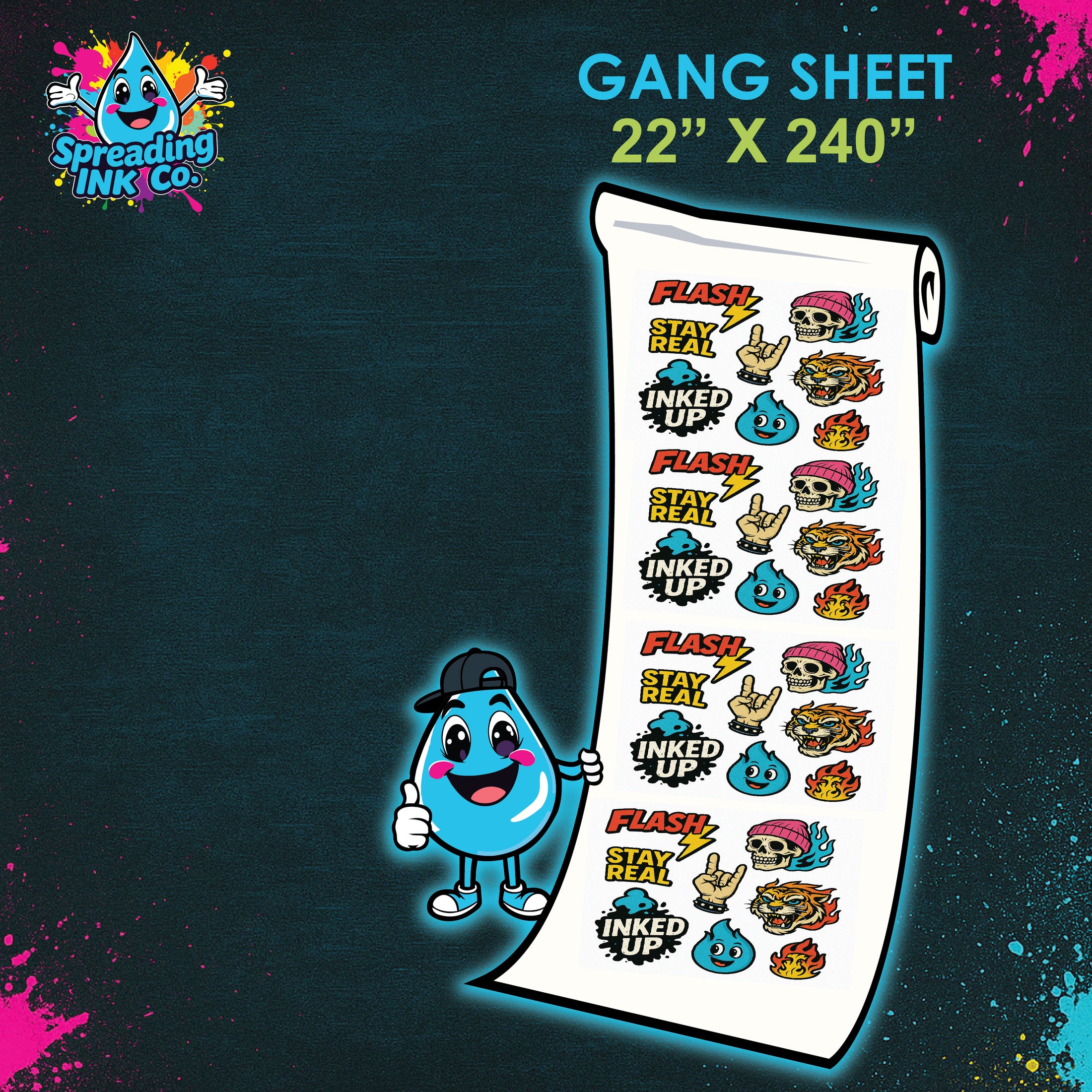 BUILD A GANG SHEET – Carolina Printing Sports and Trophy